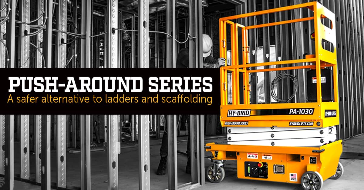 Push-Around Series Scissor Lifts | AXCS