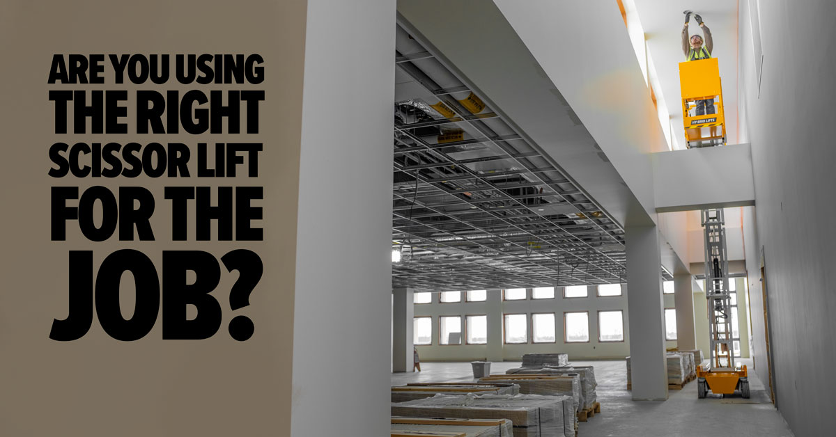 How to Choose the Right Scissor Lift | Hy-Brid Lifts